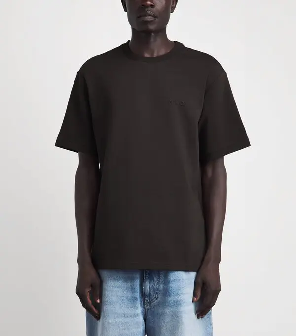 NN.07 Relaxed Logo Nat T-shirt
