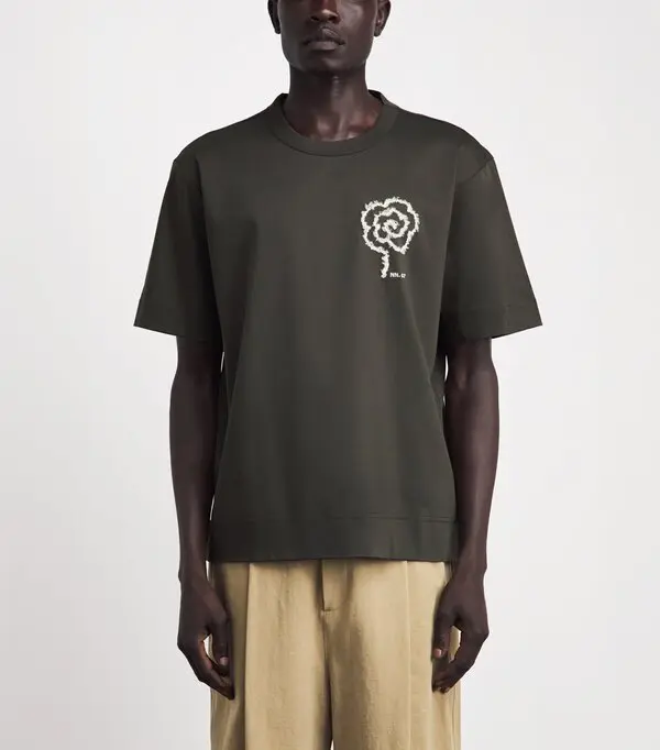 NN.07 Organic Cotton Embroidered Pedro T-shirt
