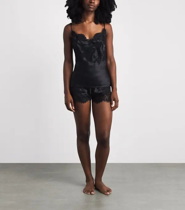 MARJOLAINE Silk Floral Tess Camisole