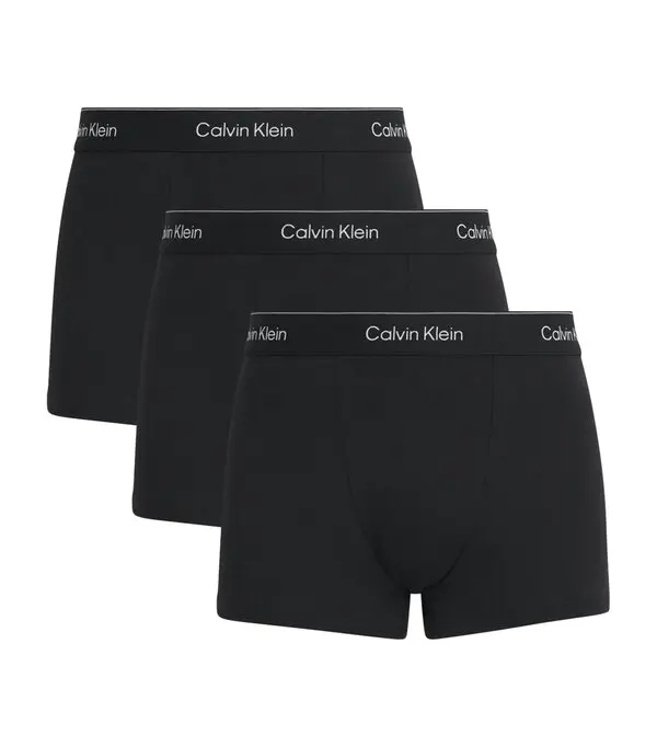 Calvin Klein Cotton Stretch Icon Trunks - Black