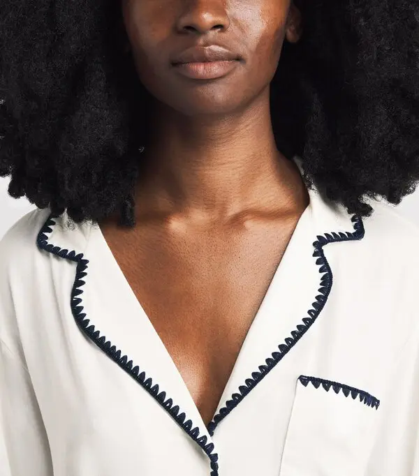 Eberjey Frida Long Pyjama Set - Ivory