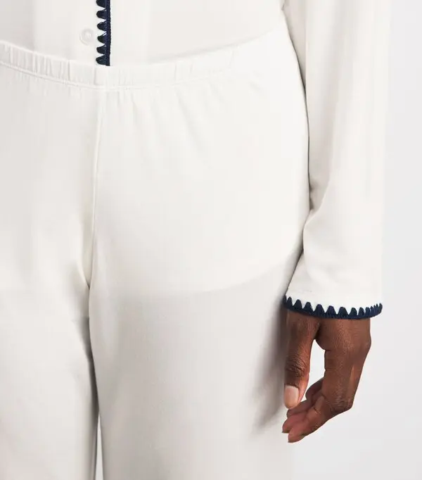 Eberjey Frida Long Pyjama Set - Ivory