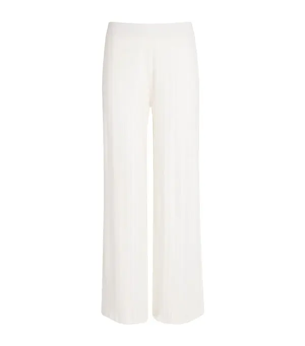Eberjey Pointelle Knitted Trousers - Ivory