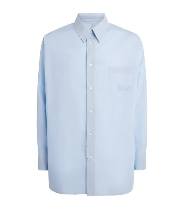 MAISON MARGIELA Cotton Shirt - Blue