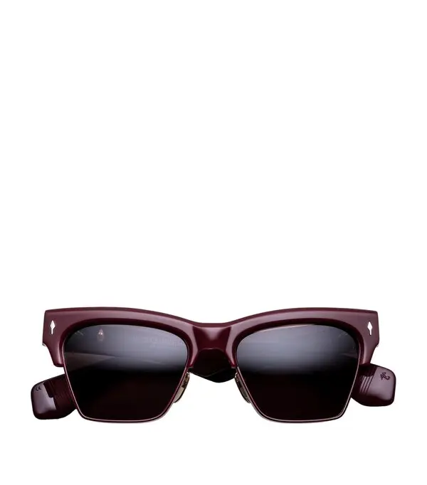 JACQUES MARIE MAGE Bugsy Square Sunglasses