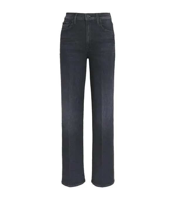 MOTHER The Rambler Zip Sneak High-rise Straight Jeans