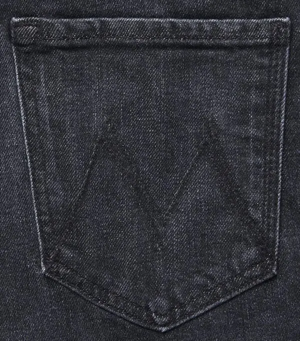 MOTHER The Rambler Zip Sneak High-rise Straight Jeans
