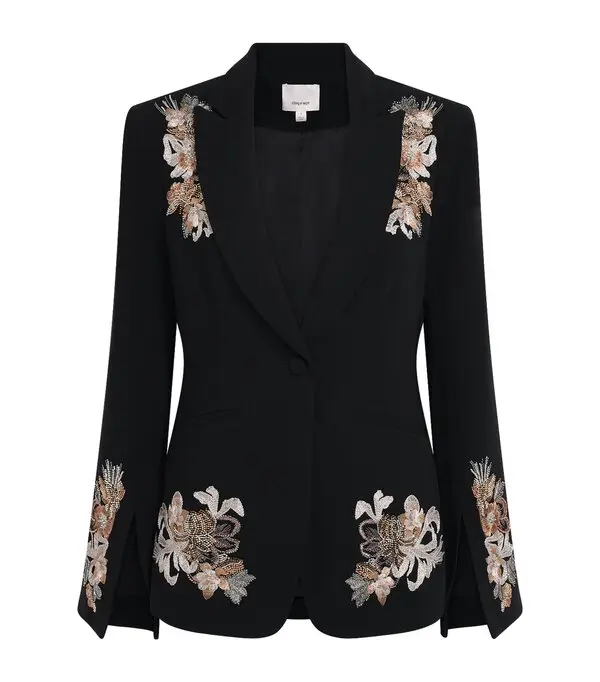 Cinq À Sept Beaded Border Isby Blazer