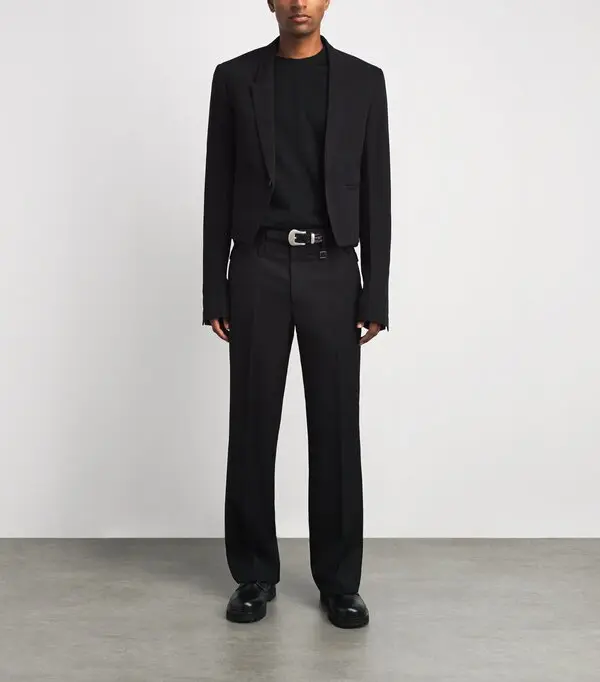 WOOYOUNGMI Wool Straight Trousers