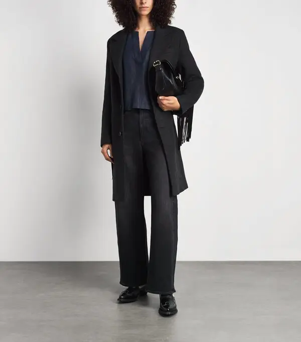 FRAME Denim The Off Duty Popover Blouse