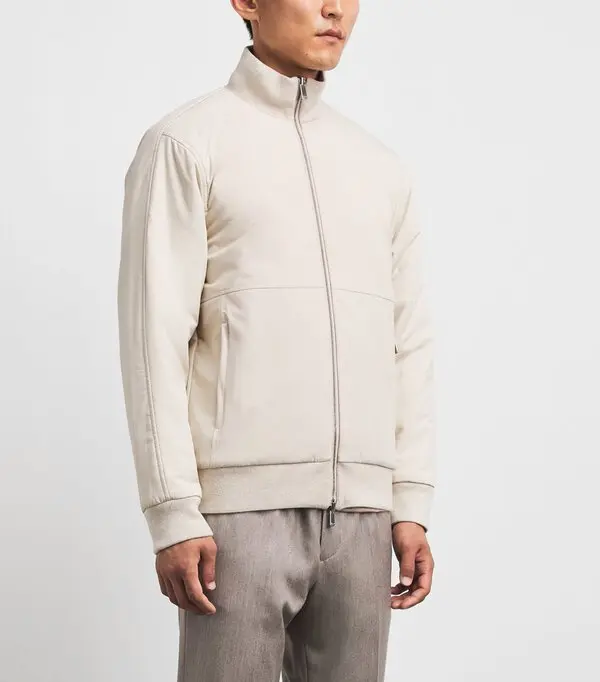 Marco Pescarolo Cashmere-blend Reversible Bomber Jacket