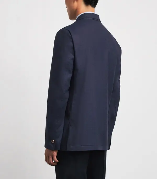FIORONI CASHMERE Virgin Wool Unstructured Blazer