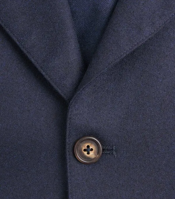 FIORONI CASHMERE Virgin Wool Unstructured Blazer