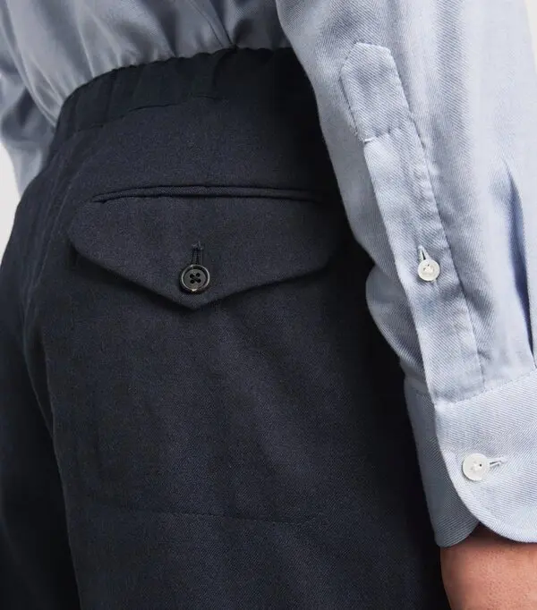 FIORONI CASHMERE Virgin Wool Straight Chinos