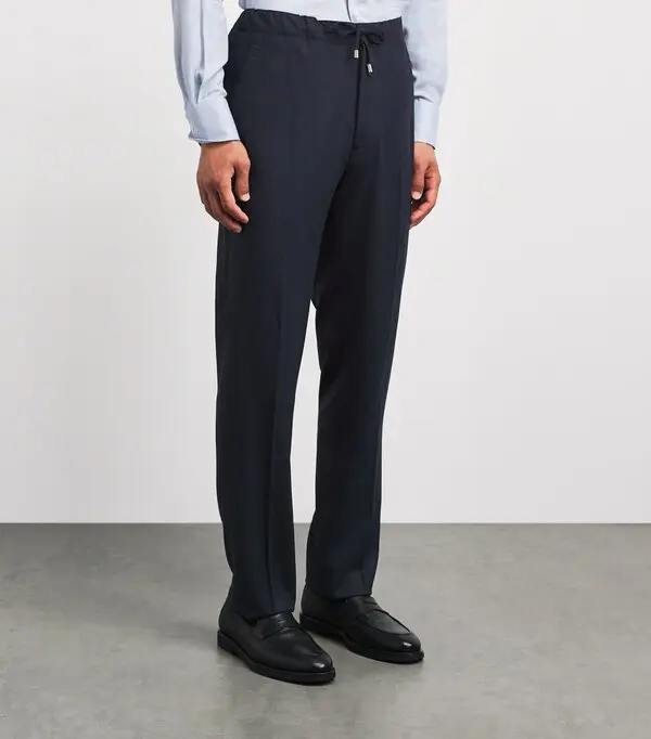 FIORONI CASHMERE Virgin Wool Straight Chinos