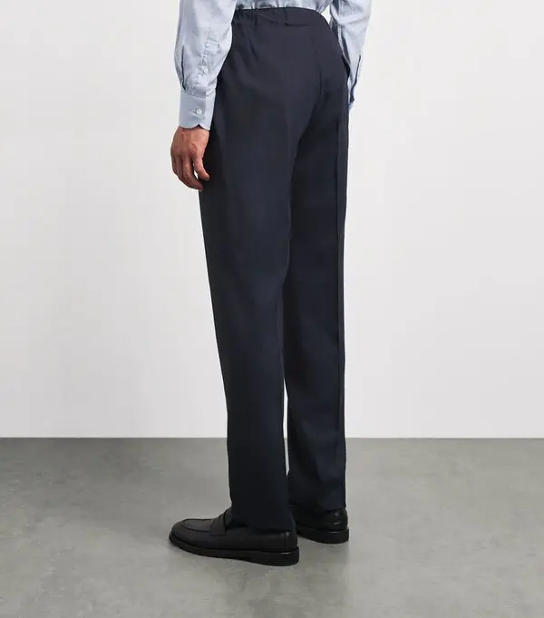 FIORONI CASHMERE Virgin Wool Straight Chinos