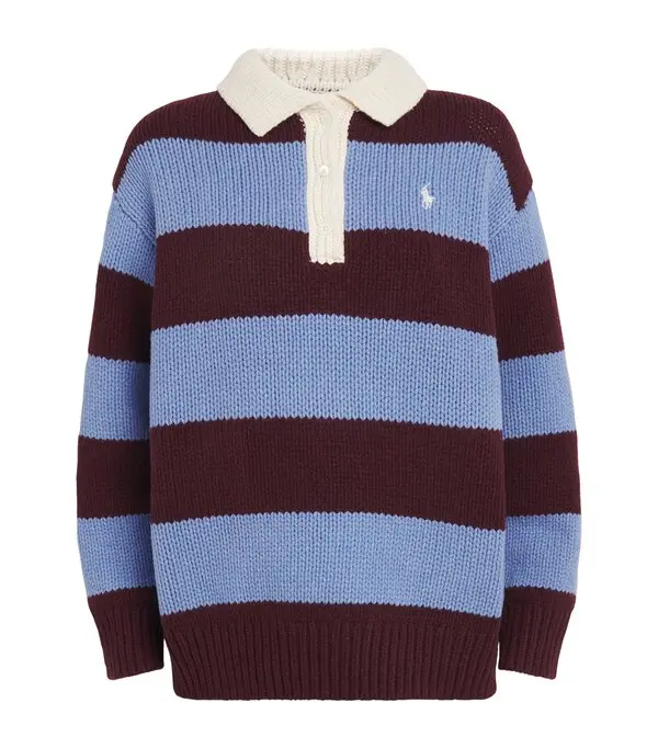 Polo Ralph Lauren Wool-blend Stripe Sweater - Red