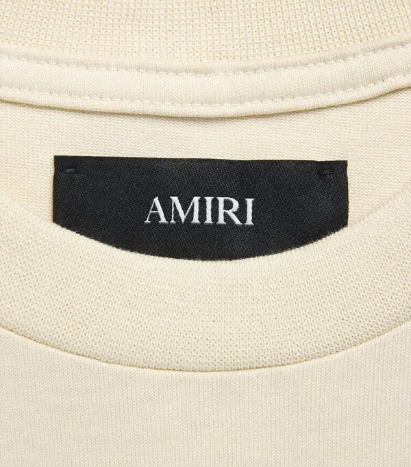 Amiri Cotton Smoking Wolf T-shirt