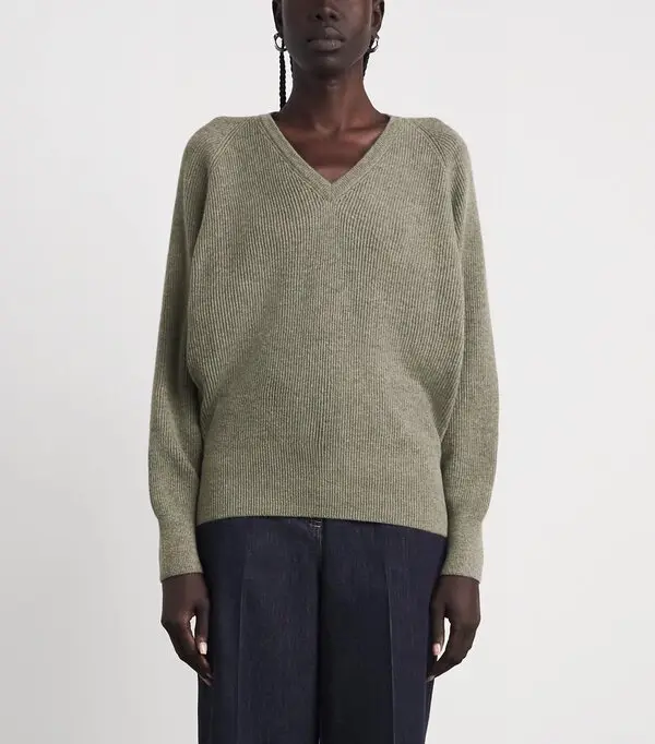 Agnona Cashmere V-neck Sweater