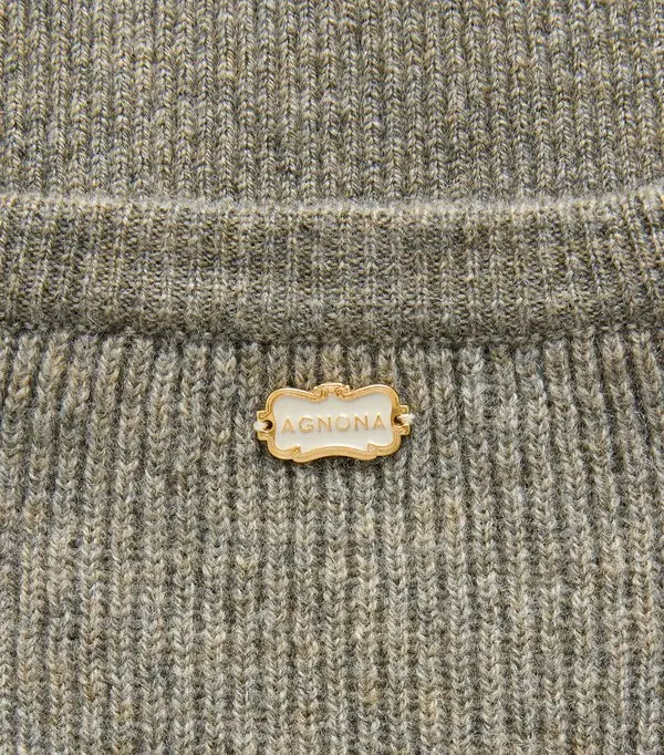 Agnona Cashmere V-neck Sweater