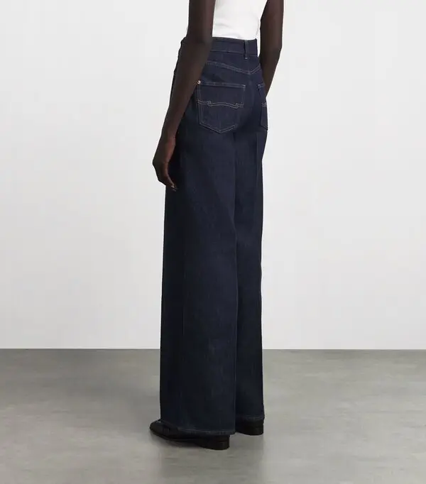 Agnona Cotton-cashmere Straight Jeans