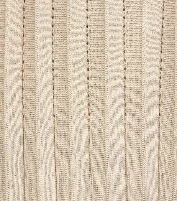 Agnona Plissé Midi Skirt
