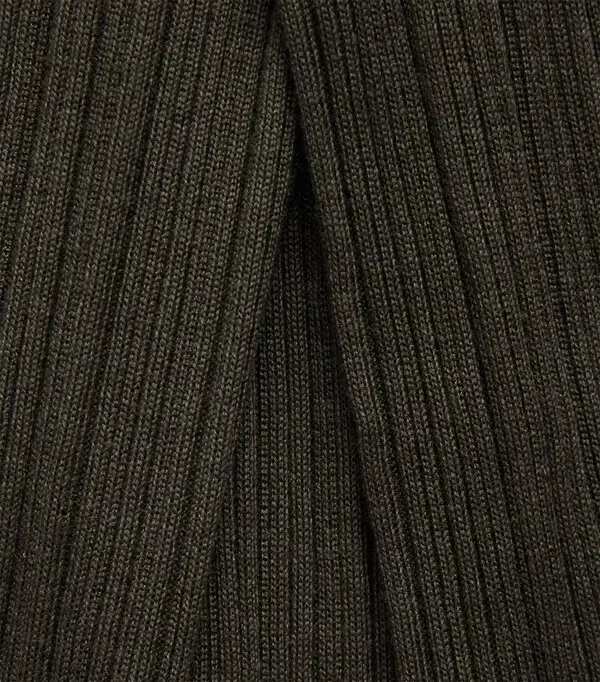 Agnona Cashmere-wool-silk Corteccia Stitch Top