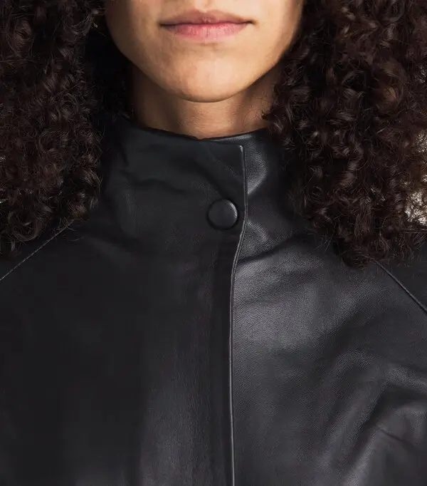 Almada Label Leather Mija Bomber Jacket