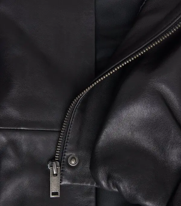 Almada Label Leather Mija Bomber Jacket