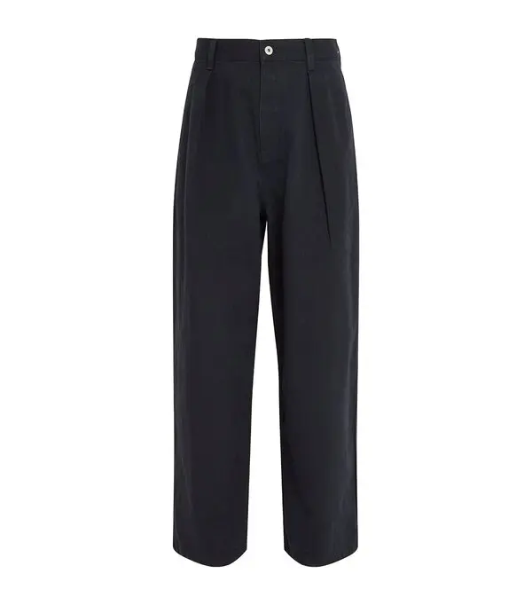 JW Anderson Cotton Pleated Trousers