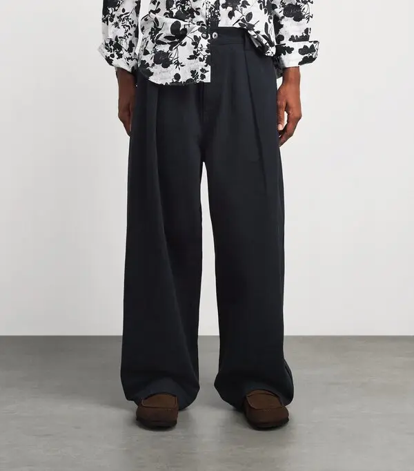 JW Anderson Cotton Pleated Trousers