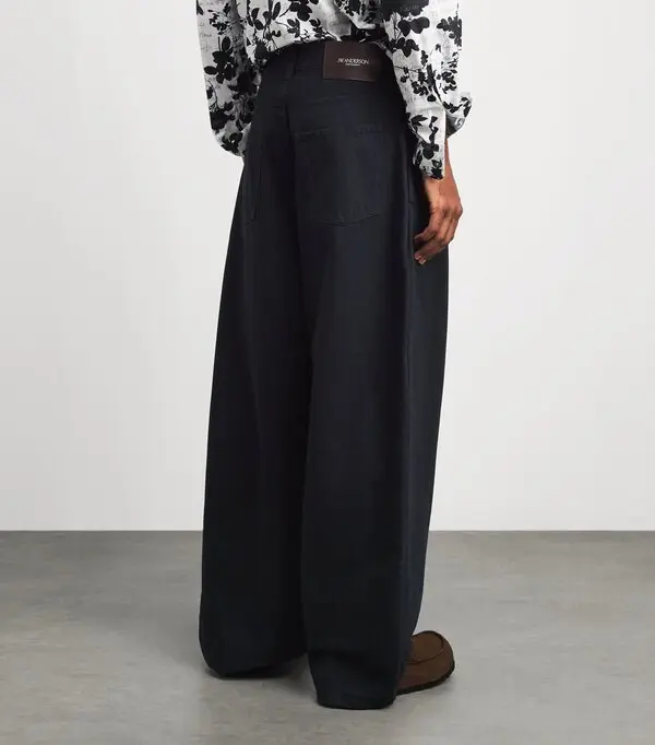 JW Anderson Cotton Pleated Trousers