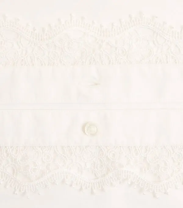 MOTHER Cotton The Headup Honey Blouse
