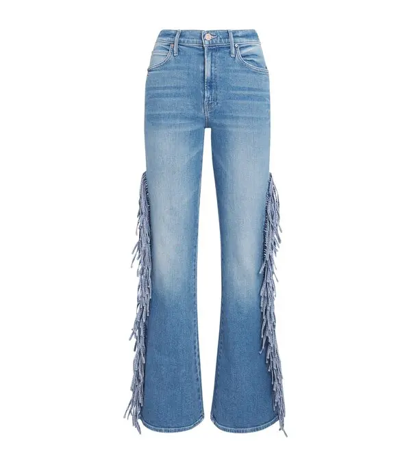 MOTHER Fringe Desperado Sneak High-rise Bootcut Jeans