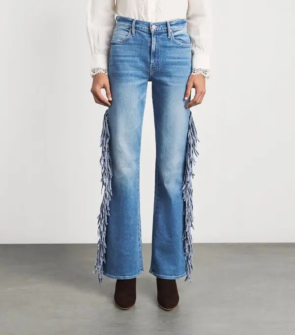 MOTHER Fringe Desperado Sneak High-rise Bootcut Jeans