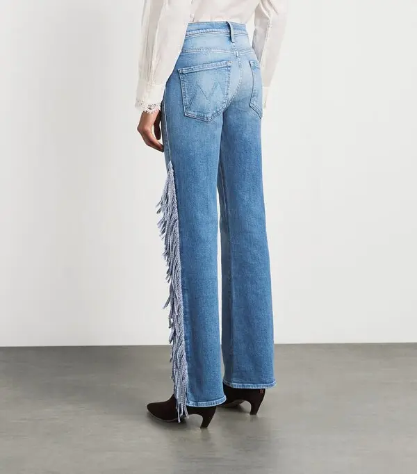 MOTHER Fringe Desperado Sneak High-rise Bootcut Jeans