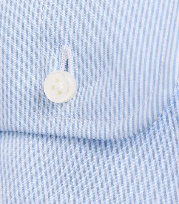 BARBA NAPOLI Cotton Stripe Slim Shirt