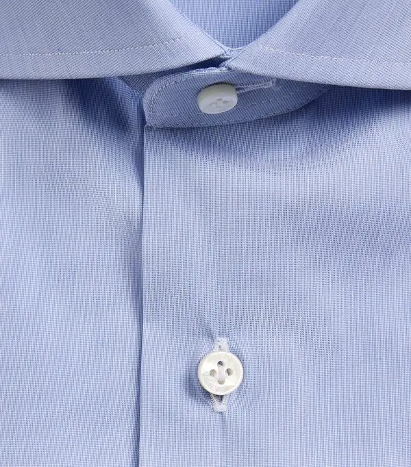 BARBA NAPOLI Stretch-cotton Poplin Slim Shirt
