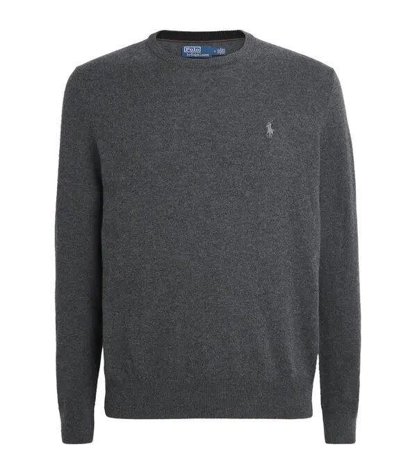 Polo Ralph Lauren Wool Polo Pony Sweater - Black