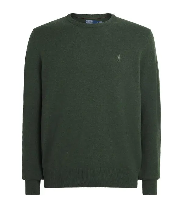 Polo Ralph Lauren Wool Polo Pony Sweater - Green