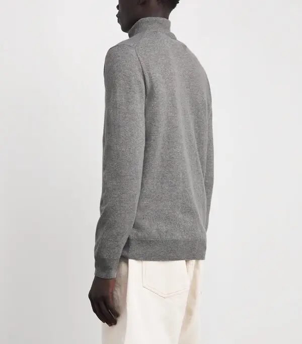 Polo Ralph Lauren Wool Polo Pony Quarter-zip Sweater