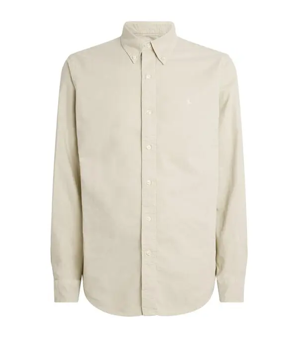 Polo Ralph Lauren Garment-dyed Oxford Shirt - Ivory