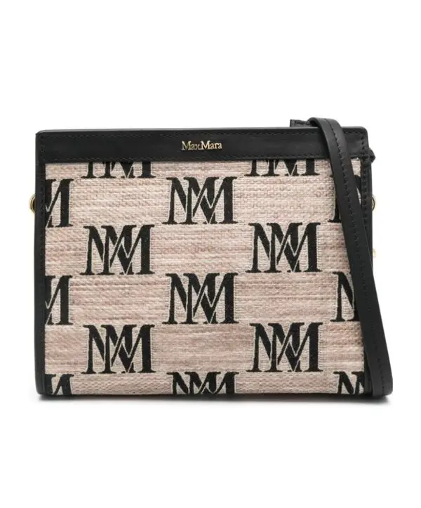 Max Mara Logo-embroidered Cross Body Bag