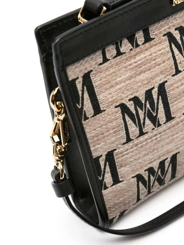 Max Mara Logo-embroidered Cross Body Bag