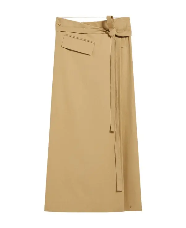 Sportmax Asymmetric Belted Skirt
