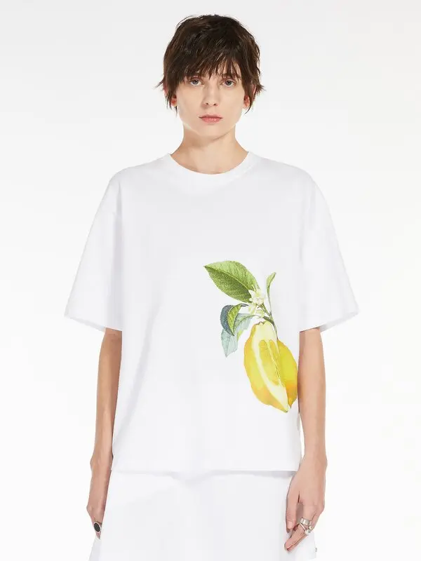 Sportmax Graphic Printed Crewneck T-shirt