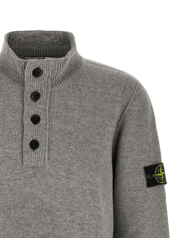 Stone Island 5100040' Sweater - Gray