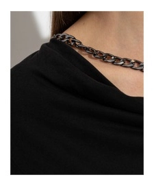 ALLSAINTS Chain Detail Offshoulder Long Sleeve Top