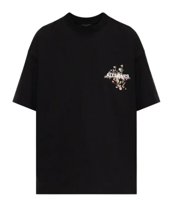 ALLSAINTS Floral Logo Shortsleeve Tee