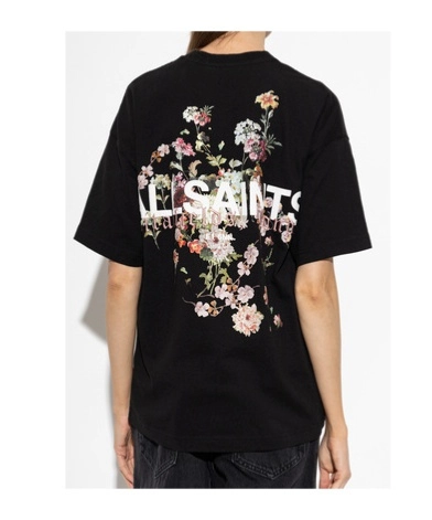 ALLSAINTS Floral Logo Shortsleeve Tee